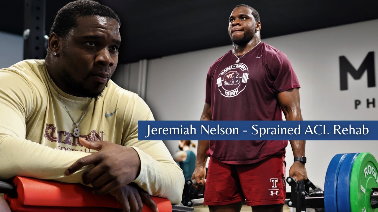 Jeremiah Nelson - Sprained ACL Rehab - YouTube