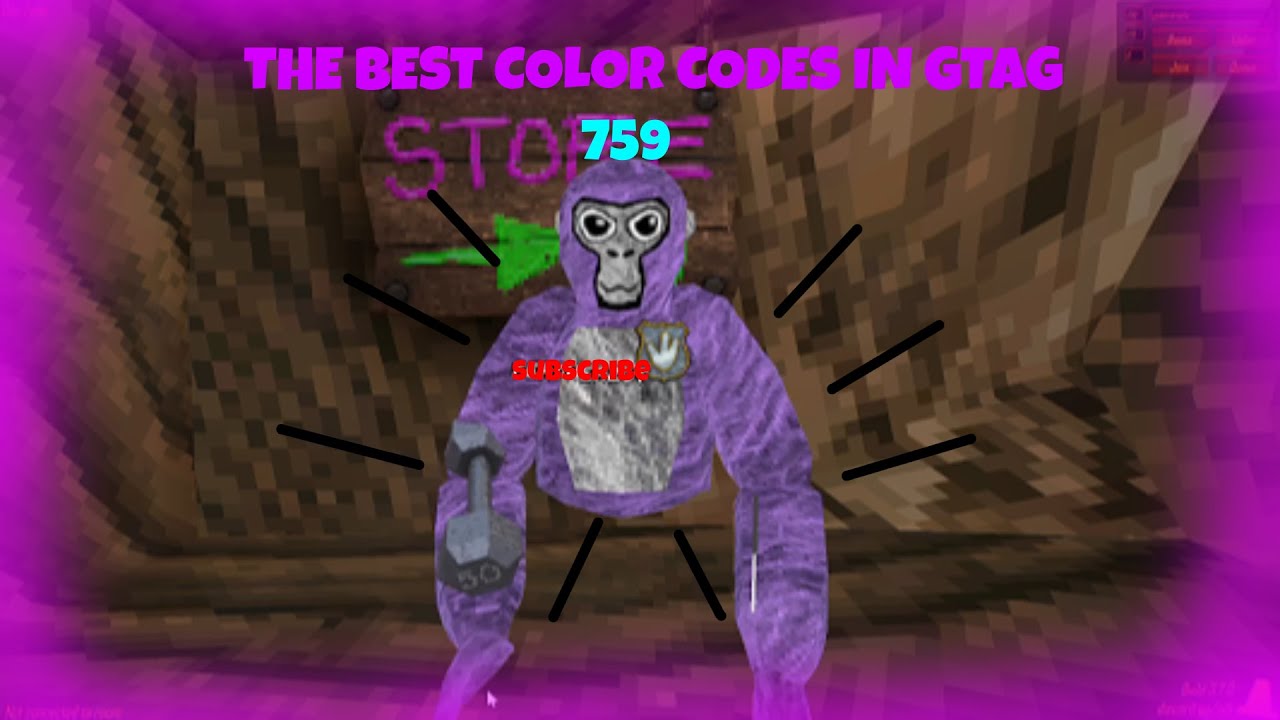 Are These The Best Gorilla Tag Color Codes? - YouTube