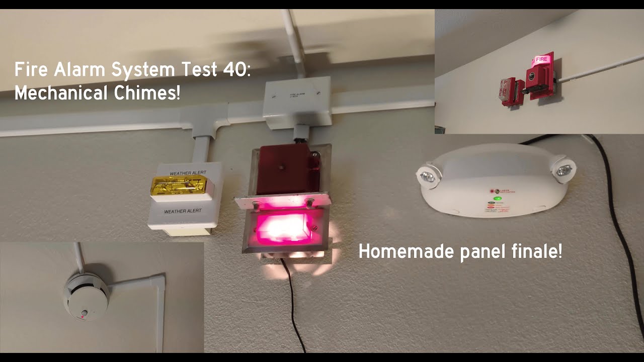 Fire Alarm System Test 40: Mechanical Chimes! (Fire Eliminator 8500DLPS ...