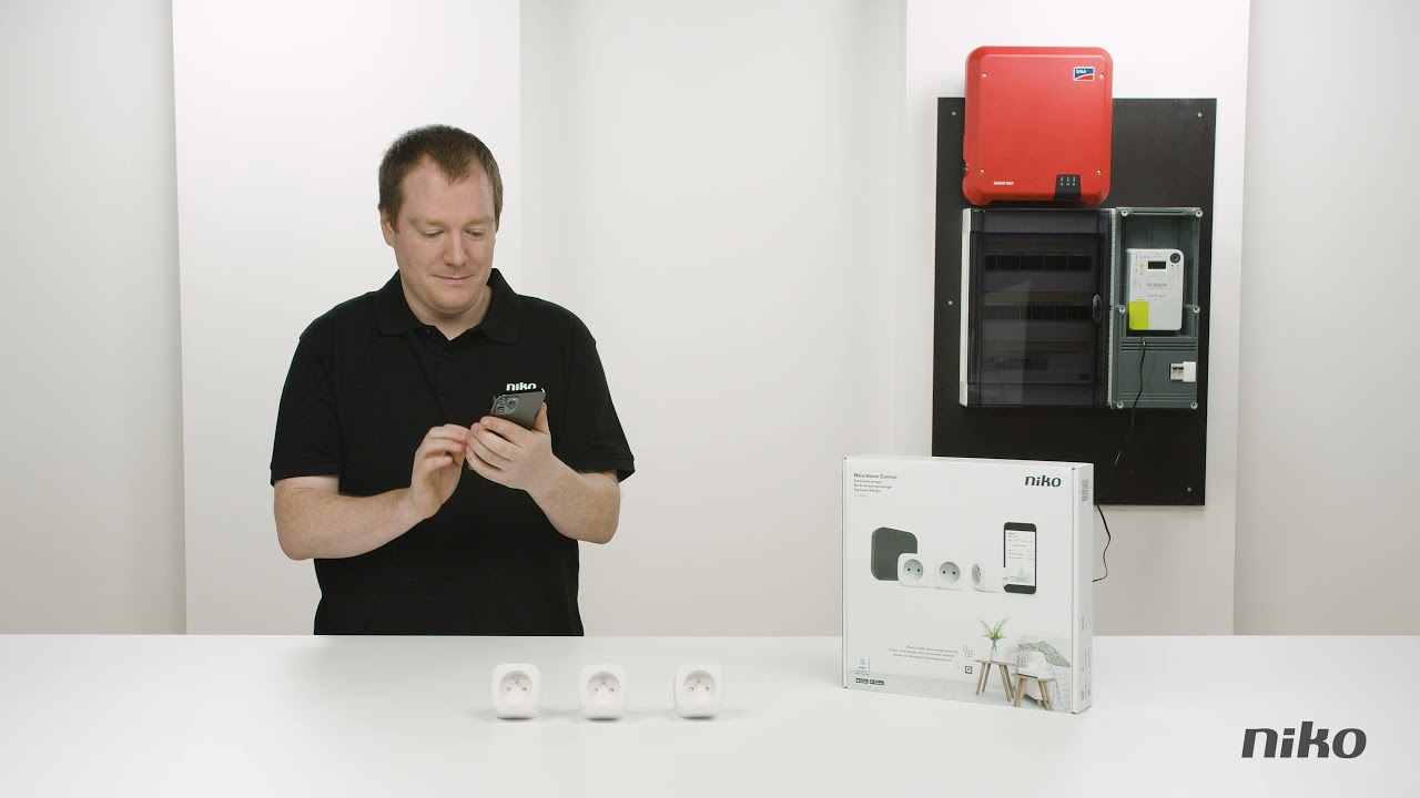 How to install the Niko Home Control starter kit energy - YouTube