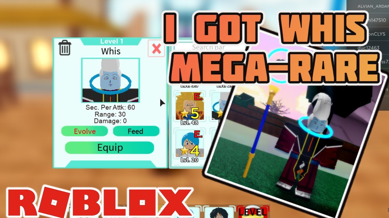 roblox all star tower defense how to get whis - YouTube