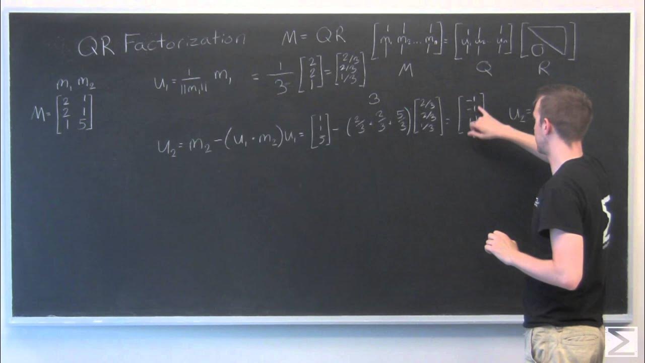 Linear Algebra: QR Factorization - YouTube