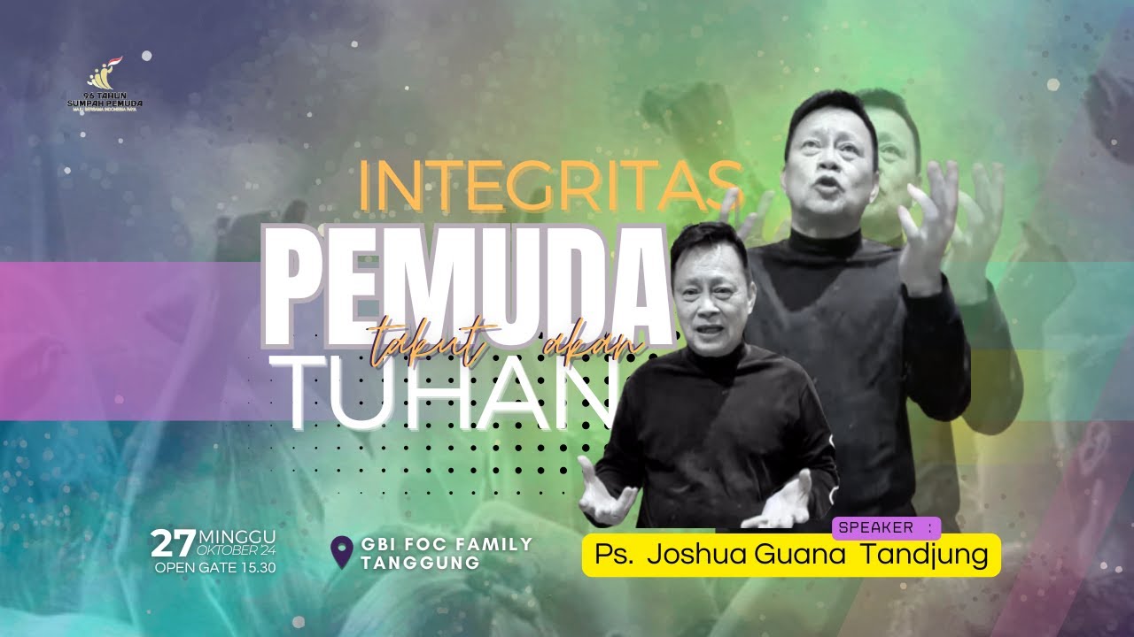 KKR Pemuda BKSG Kecamatan Turen 2024 | Ps. Joshua Guana Tandjung - YouTube