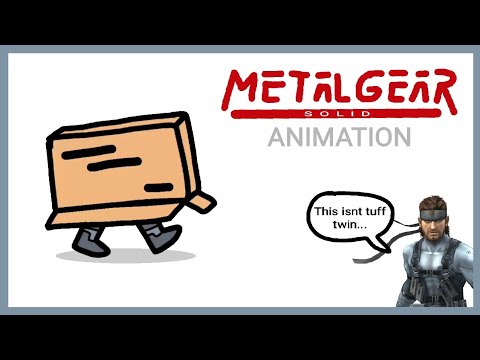 Solid Snake Box Animation - YouTube