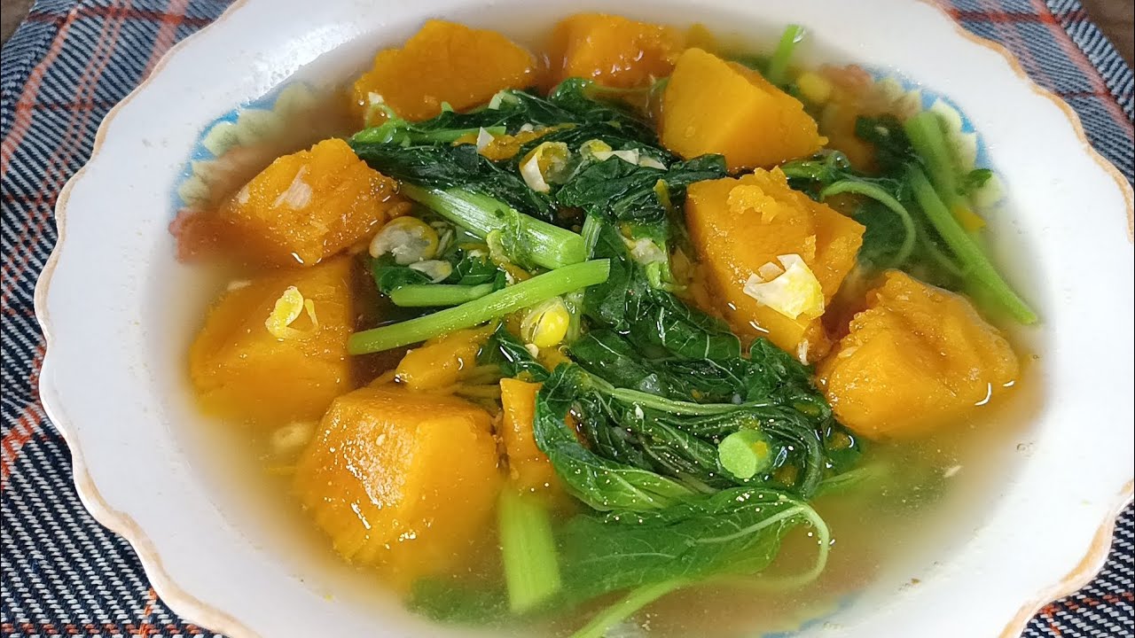 SAYUR MENIR BAYAM DAN LABU KUNING‼️COCOK BUAT MENU MAKAN SIANG - YouTube