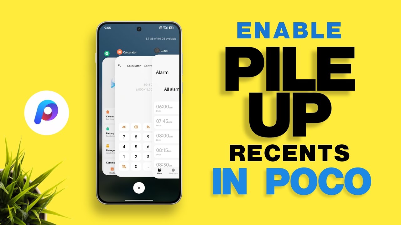 Enable Pile Up (Stack Recents) in POCO Launcher for POCO Devices - YouTube