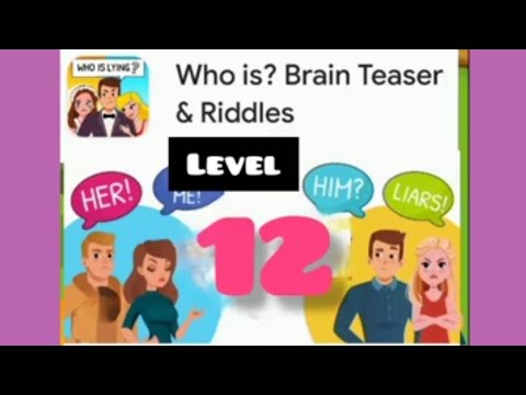 #Who Is ? Brain Teaser & Riddles Level 12 Gameplay#Where is the black ...