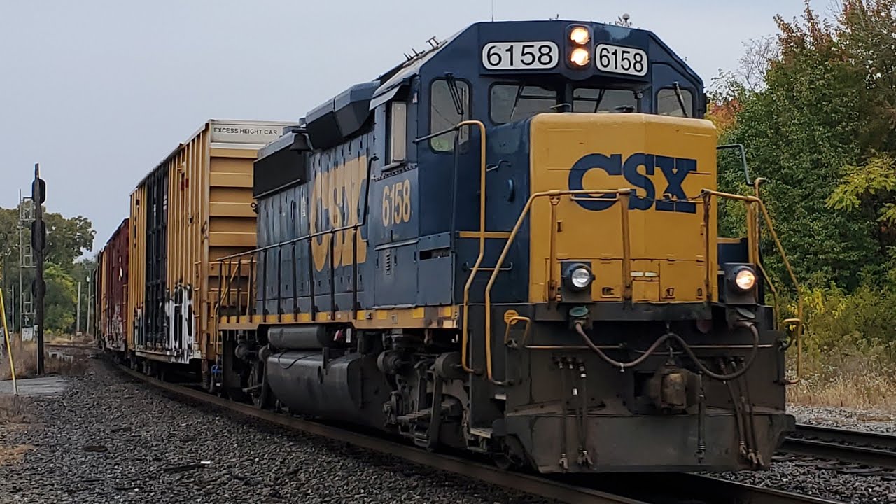 Trains in Terre Haute, IN Oct. 11th/13th, 2022 ft. CSX 802 K3L Horn - YouTube
