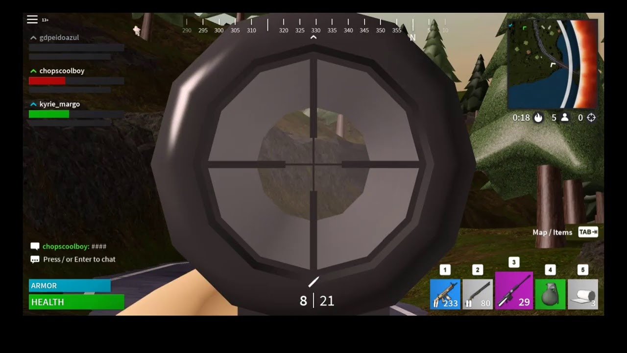 Playing Roblox (ALONE Battle Royale) - YouTube