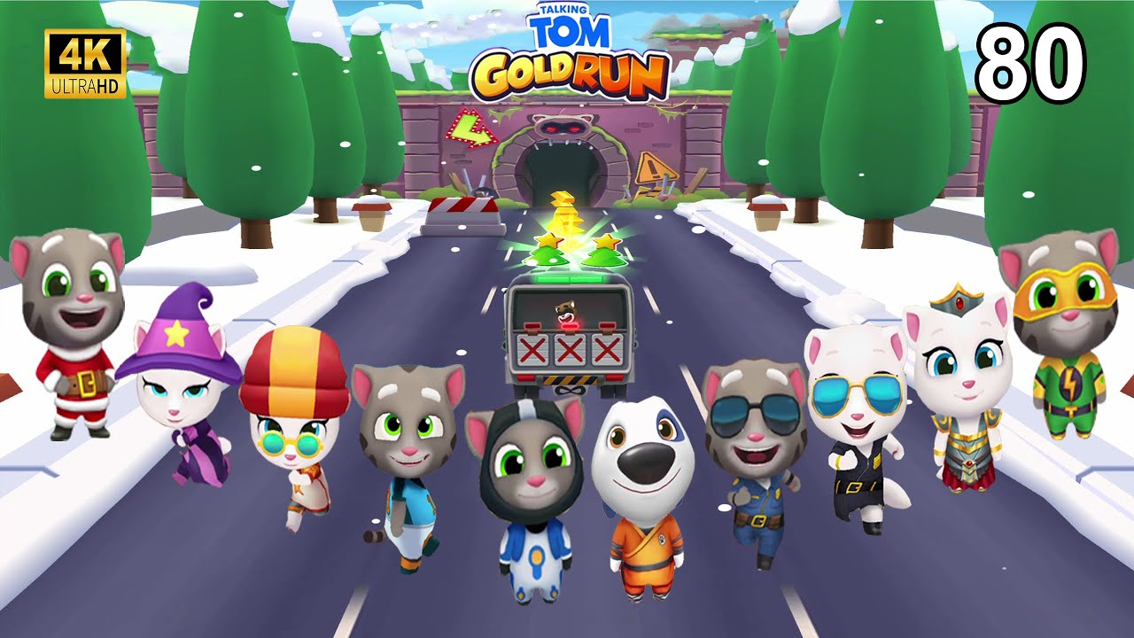 Talking Tom Gold Run Tom's World Gameplay Walkthrough Part 80 | 4K UHD ...