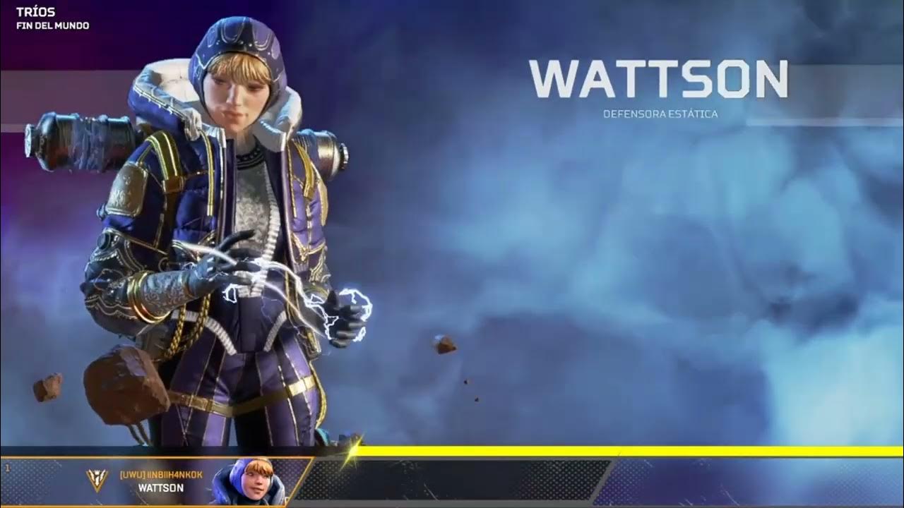 Apex Legends Frases de selección wattson(Español) - YouTube
