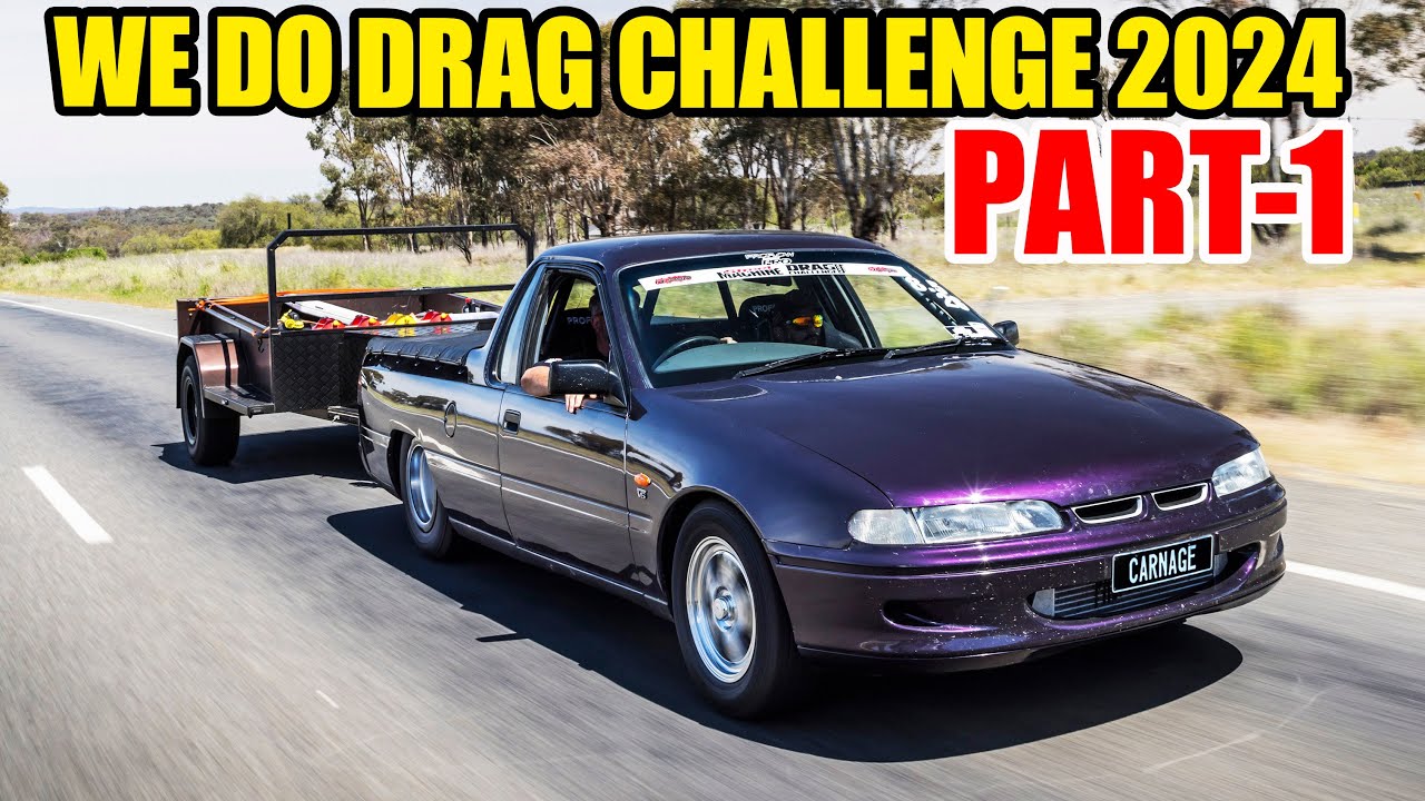 Carnage - We Do Drag Challenge with the Drag Challenge Ute - Part-1 ...