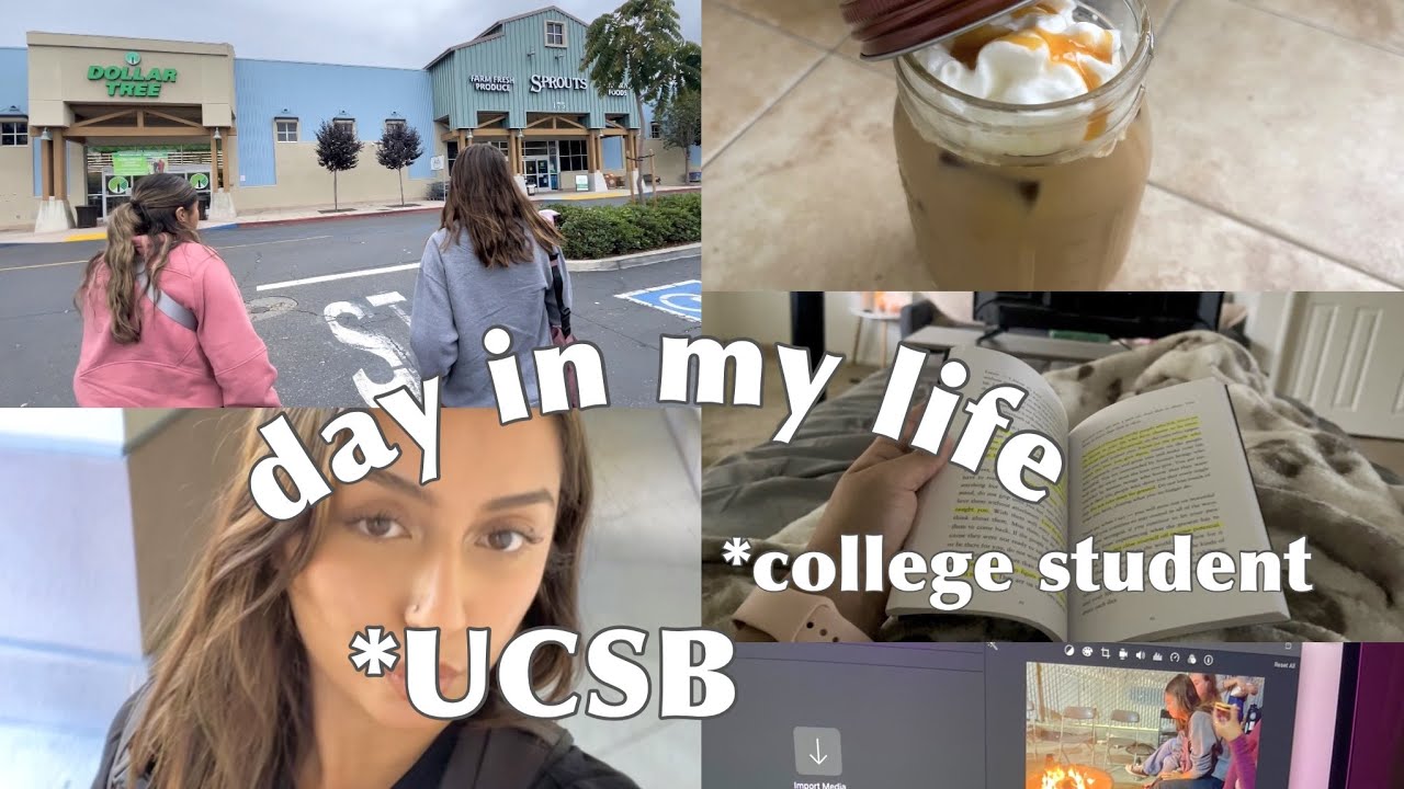 day in my life as a college student *UCSB (Third year) - YouTube