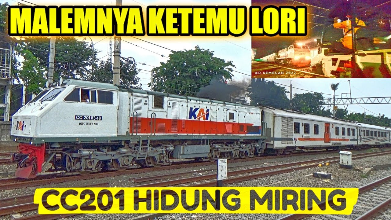 Tertipu Kereta Hidung Miring CC 203⁉️ Ternyata CC 201 Langka - YouTube