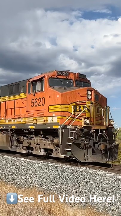 BNSF AC4400CW Leads C-EBMSLP!! - YouTube