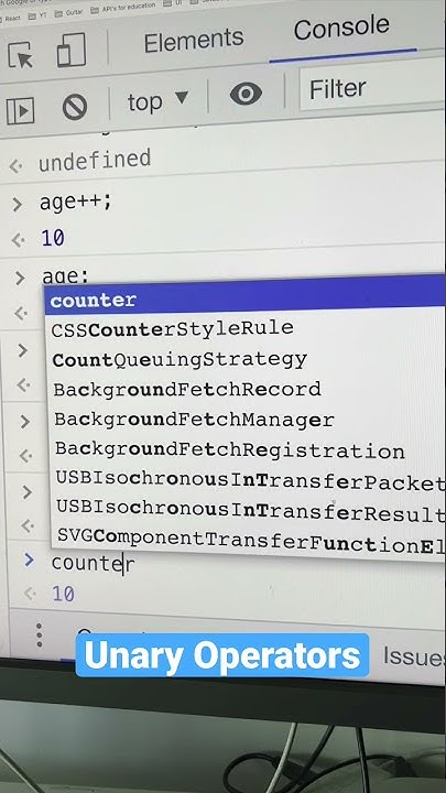 Unary operators in JavaScript - YouTube