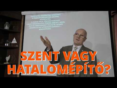 SZENT VAGY HATALOMÉPÍTŐ? - Szedlacsik Miklós mester-coach