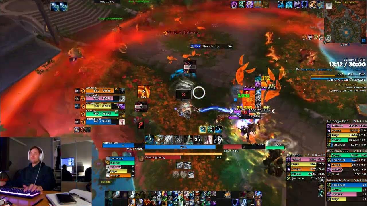 Ruby Life Pools +16 Tyrannical Resto Shaman PoV - DF Season 1 -Tjamanuel - YouTube