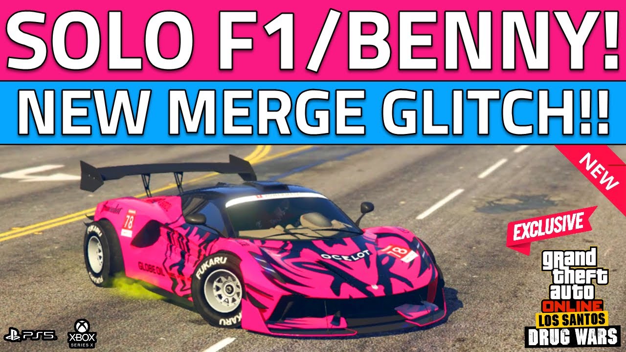 NEW: SOLO F1/ BENNY WHEEL Merge Glitch On Any Car To Car in GTA 5! How ...