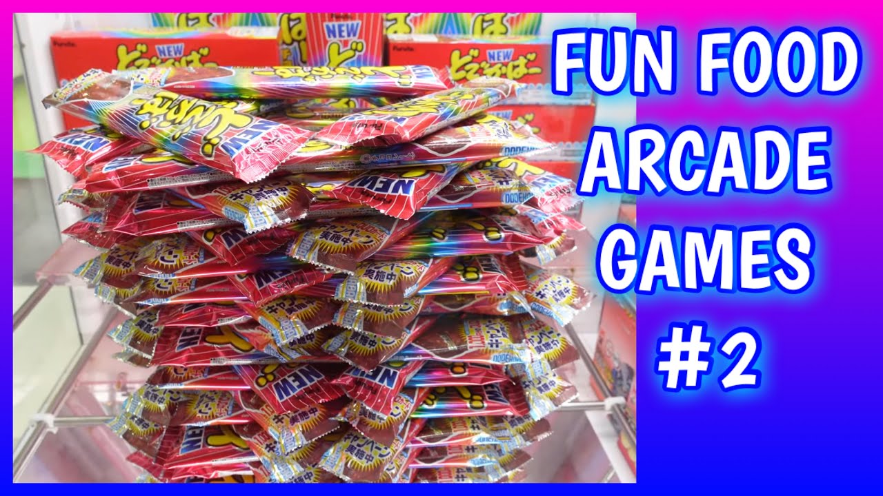 FUN FOOD ARCADE GAMES #2 - YouTube