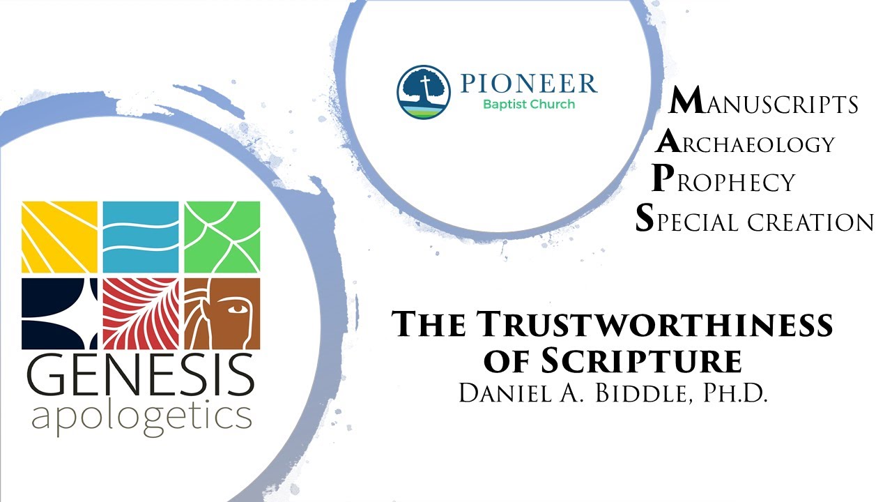 Can we Trust the Bible? On the Trustworthiness of Scripture (Dr. Dan ...
