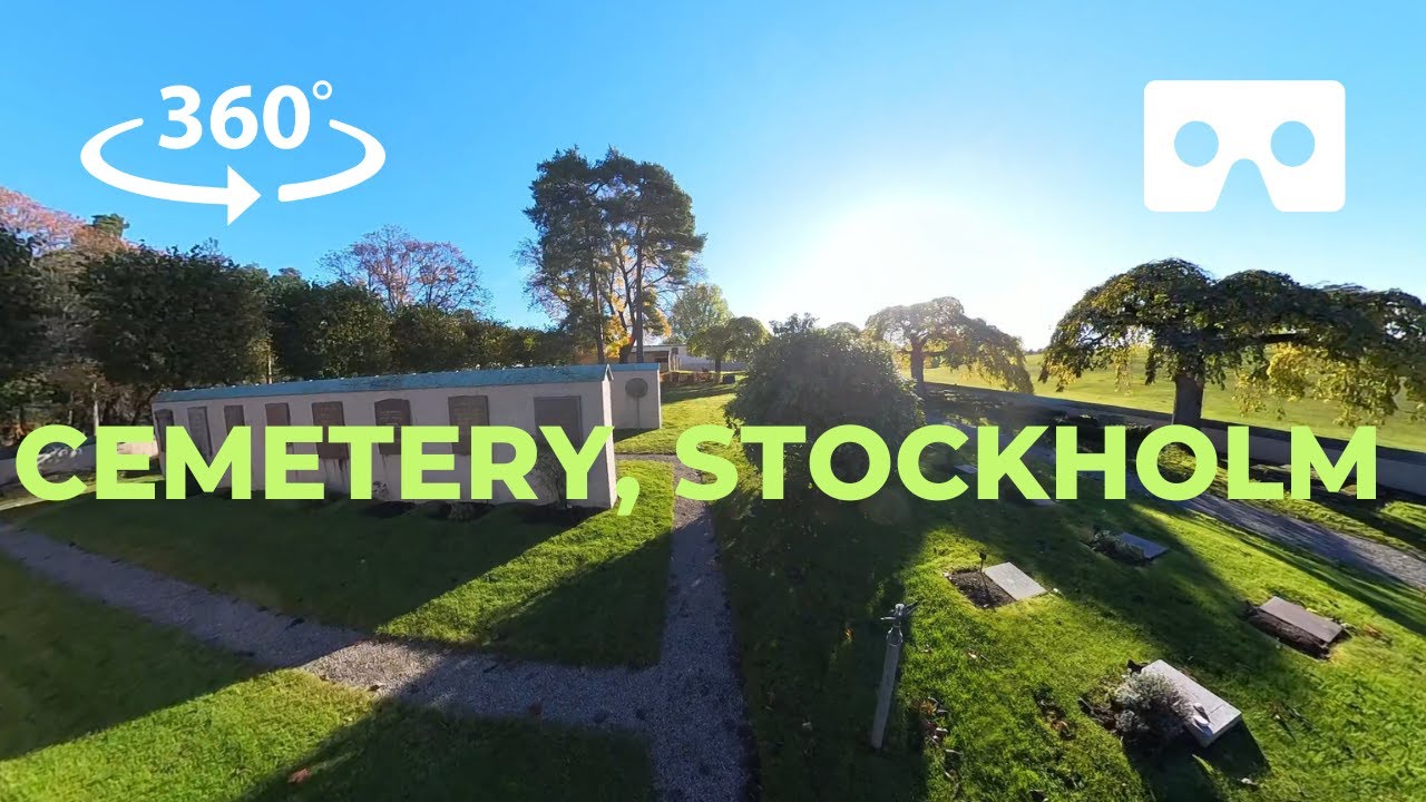 VR 360 Video: Cemetery, Stockholm - YouTube