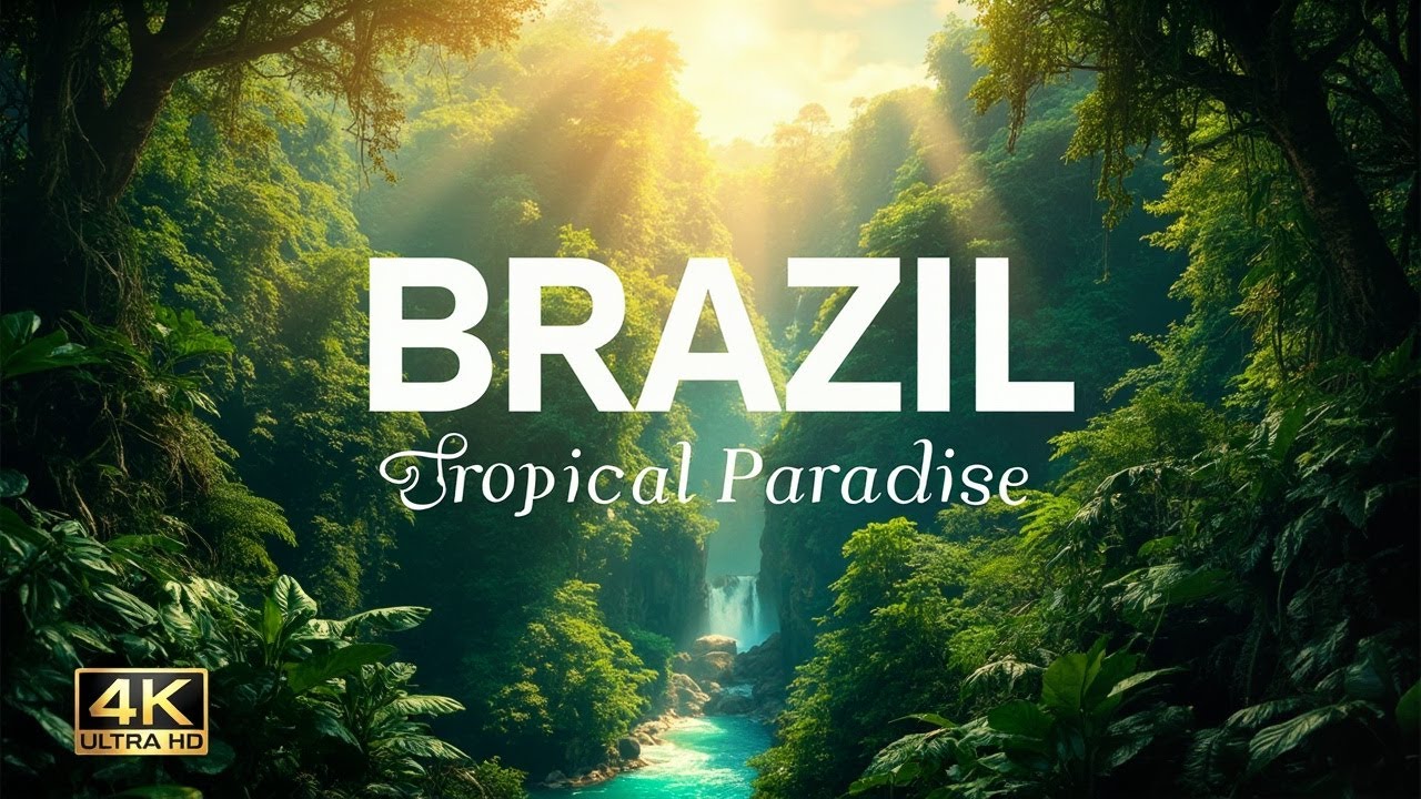 Brazil In 4K - Beautiful Tropical Country Part 2 | Scenic Relaxation ...