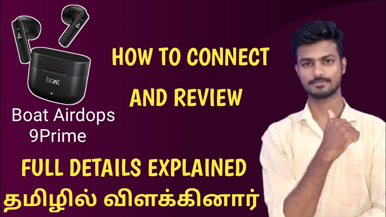 Boat Airdops 91 Prime How To Connect | In Tamil | & Review - YouTube