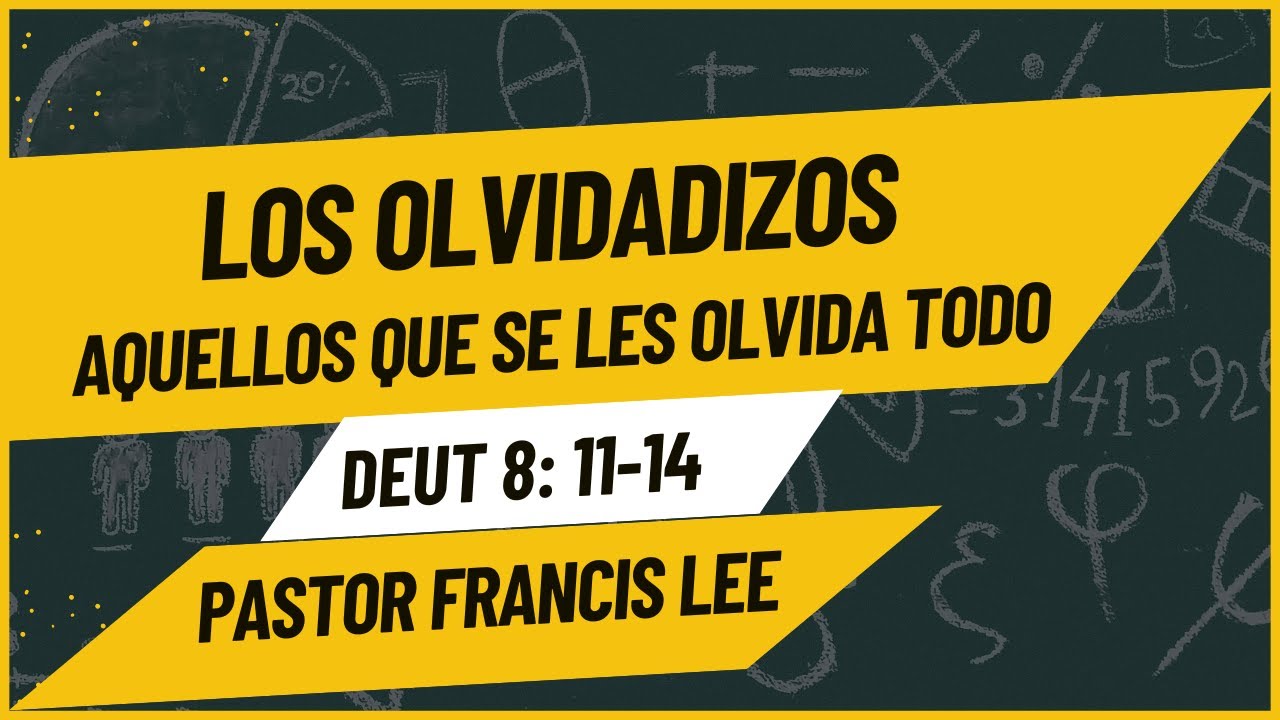 Los olvidadizos - A quienes se les olvida todo I #iglesia #biblia # ...