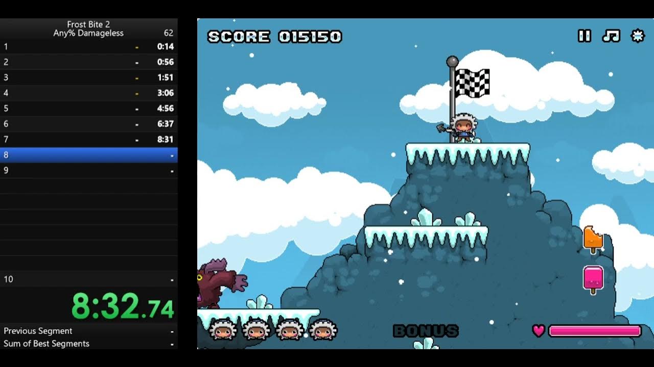 Nitrome - Frost Bite 2 Damageless Speedrun (16:35) - YouTube