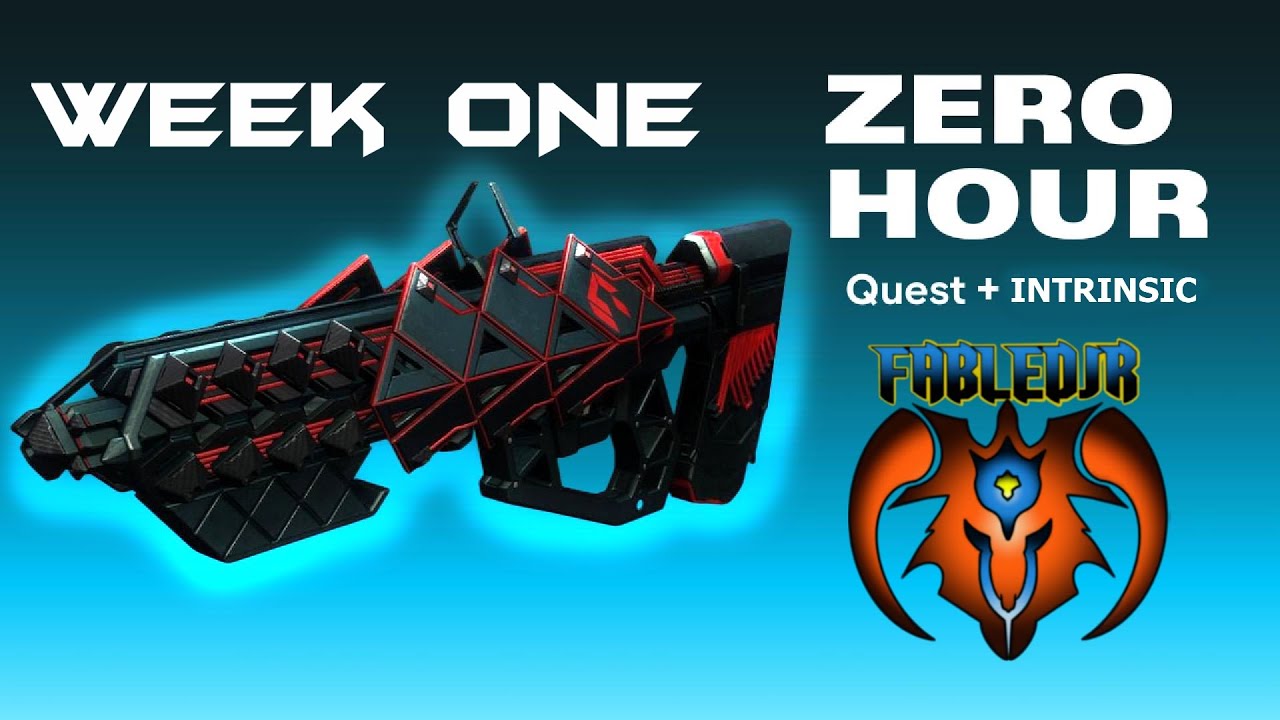 Destiny 2: Zero Hour Week 1 Quest + Intrinsic - YouTube
