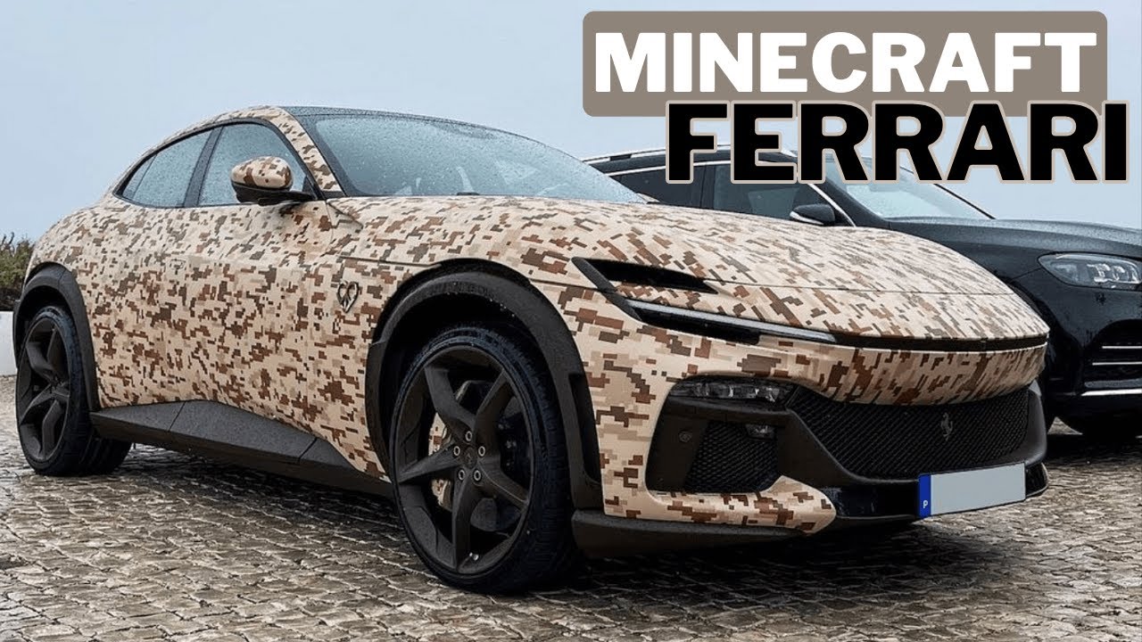 Ferrari Purosangue Minecraft Livery Is One Of The Craziest Custom ...