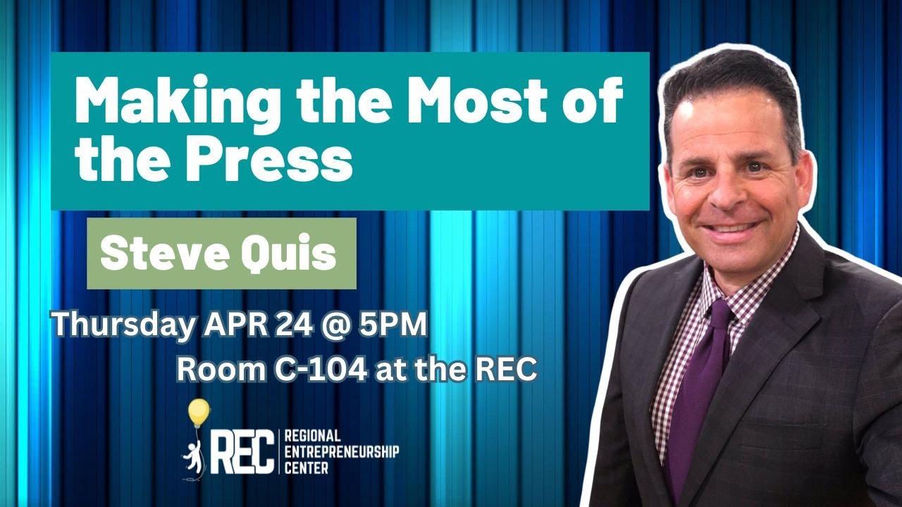 04/24 - Making the Most of the Press with Steve Quis - YouTube