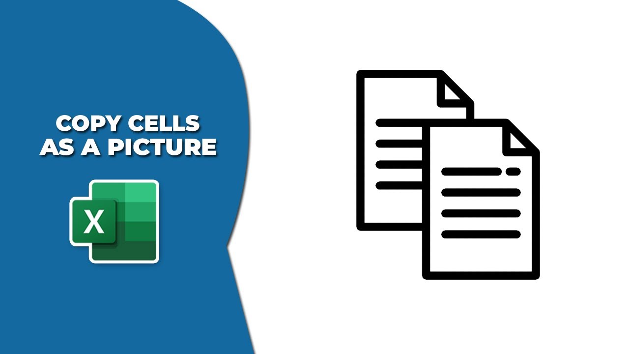 How to copy cells in excel as a picture - YouTube