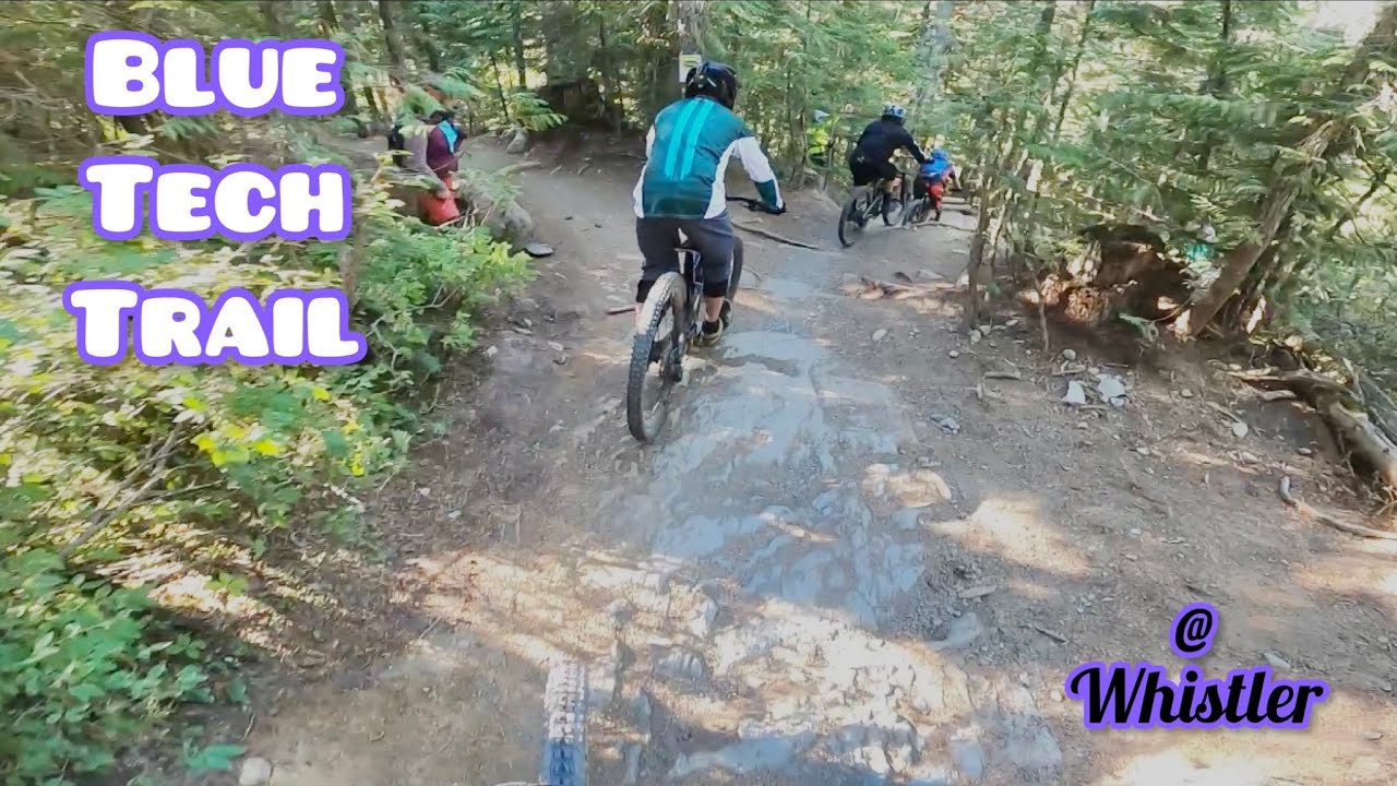 Blue tech trail @ Whistler Bike park - YouTube