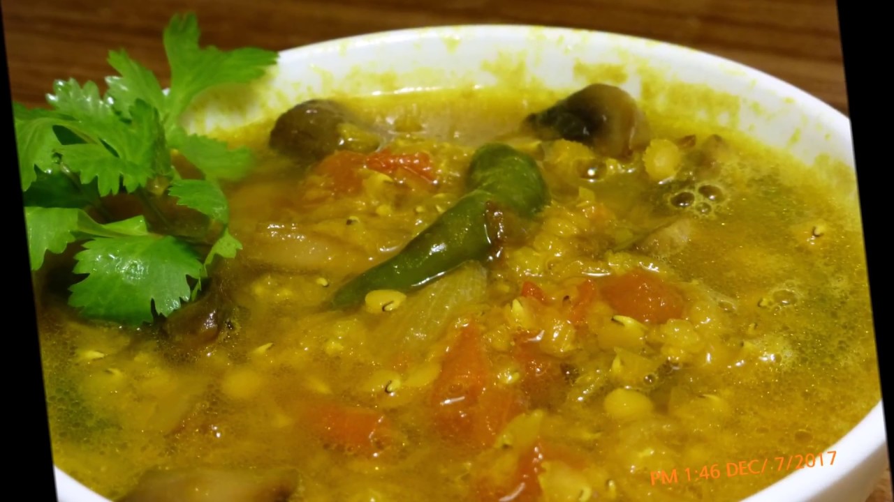 Mushroom Dal | Quick & Easy Healthy Mushroom Dal Recipe | Dal Recipe ...
