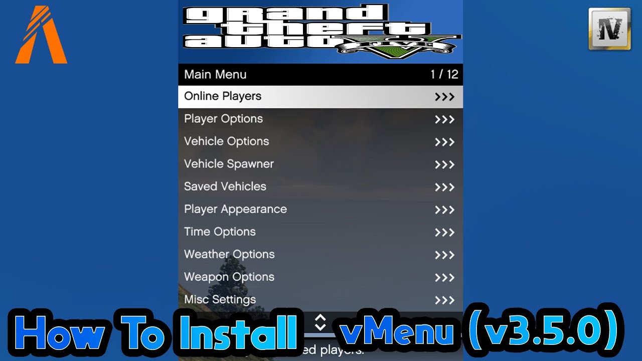 How To Install vMenu (v3.5.0) - YouTube
