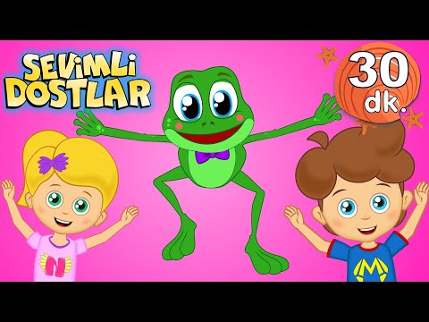 Zıpla Kurbağa şarkısı ile 30 dk Sevimli Dostlar Bebek Şarkıları | Adisebaba Kids Song Nursery Rhymes