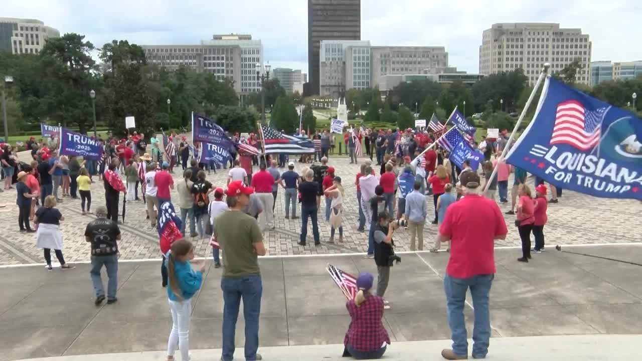 Election protest at Louisiana state capitol in Baton Rouge / courtesy ...