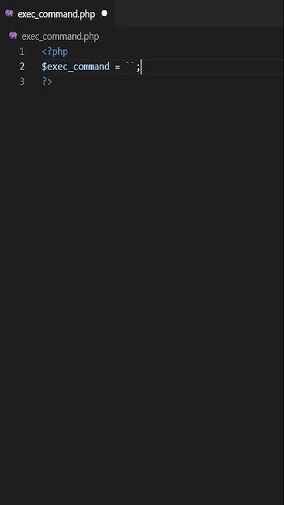 Php Tricks Execute Commandsuse Command Line Programming Php Backend Youtube 