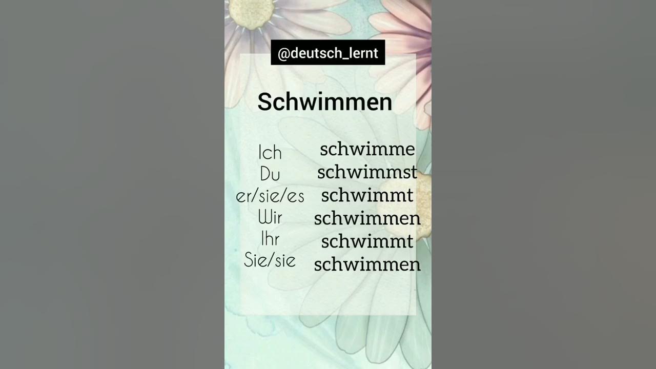 Practice German language verb conjuction with the help of short videos ...