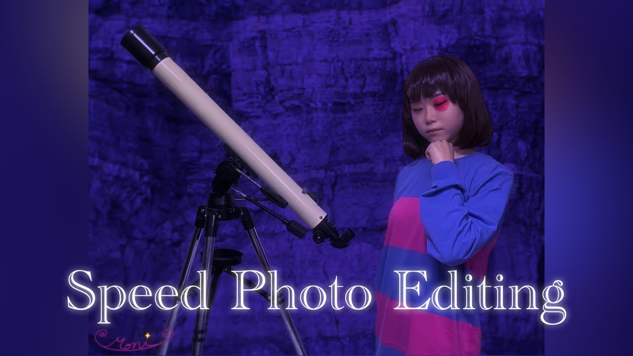 "Sans Prank" Cosplay Photo Edit Process - YouTube