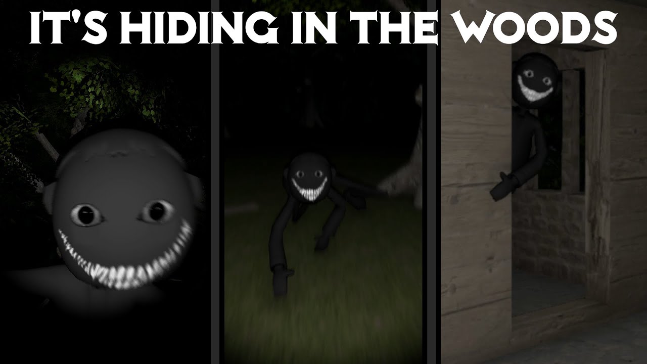 Horror Game "It's Hiding In The Woods" – full walkthrough - YouTube