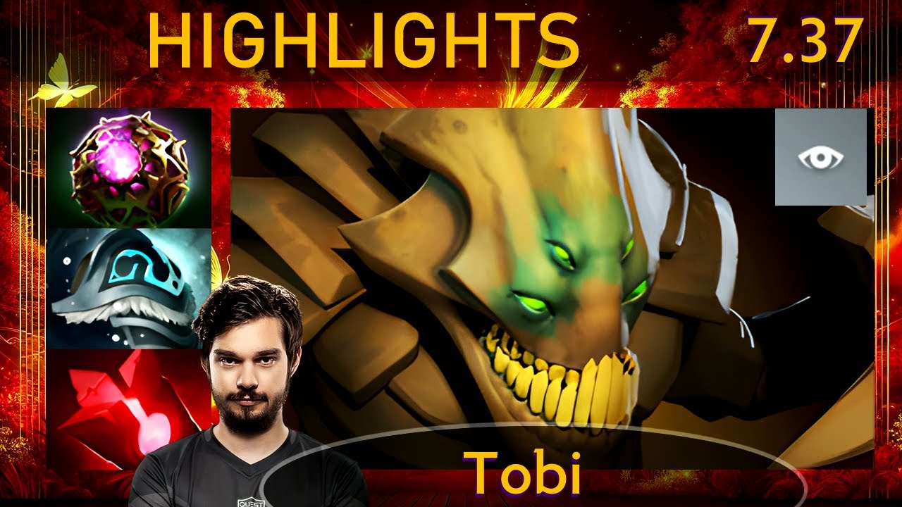 7.37 Tobi Sand King |KDA - 26 KP - 80%| New patch Offlane Highlights ...