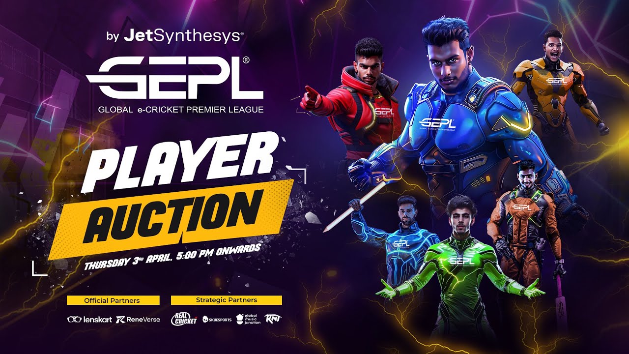 GEPL SEASON 2 LIVE PLAYER AUCTION - YouTube