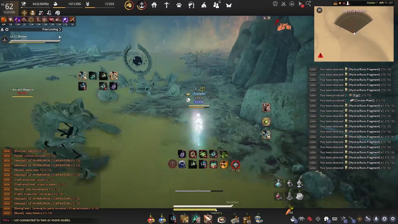 BDO | Updated my Hystria rotations (Ranger 272AP ~2400/hr) - YouTube