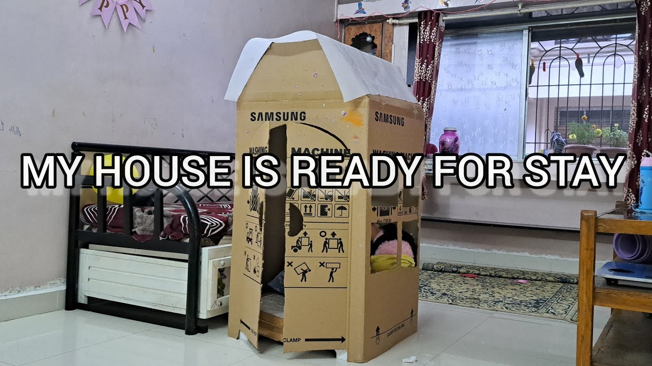 SAMSUNG WASHING MACHINE.from scrap carton box - YouTube