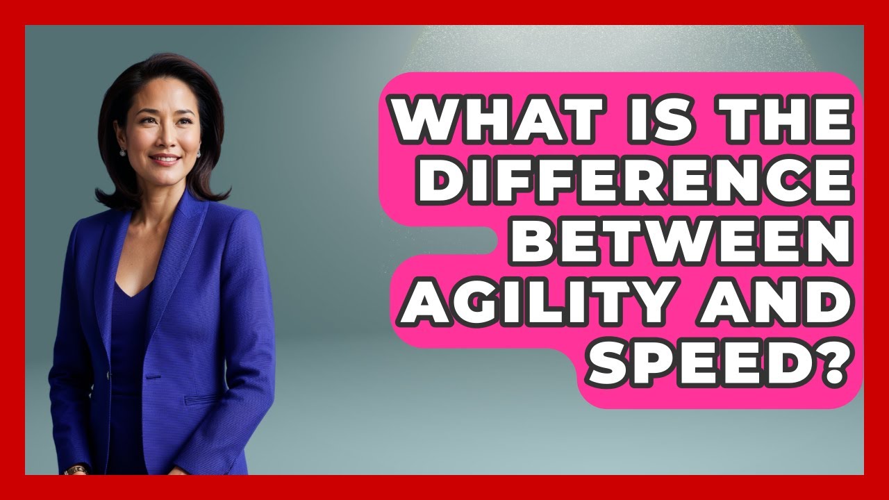 What Is The Difference Between Agility And Speed? - Sports Jobs - YouTube