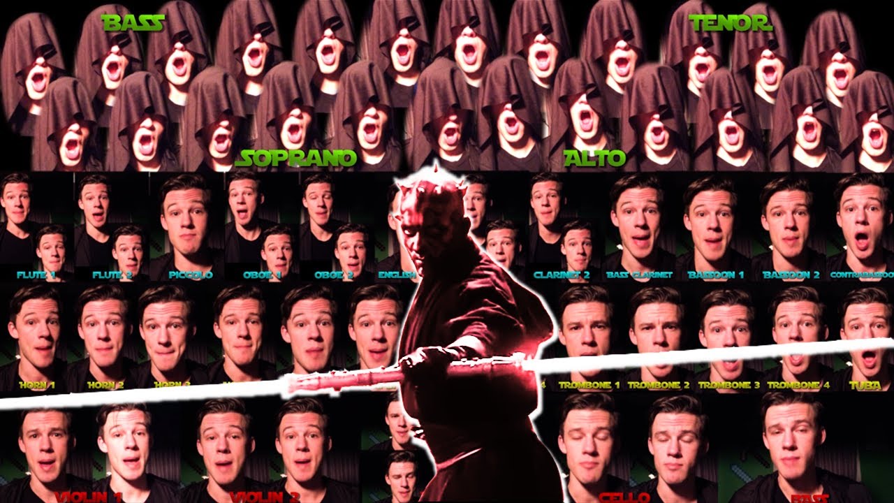 I sing the ENTIRE orchestra and choir in Duel of the Fates (Voice ...