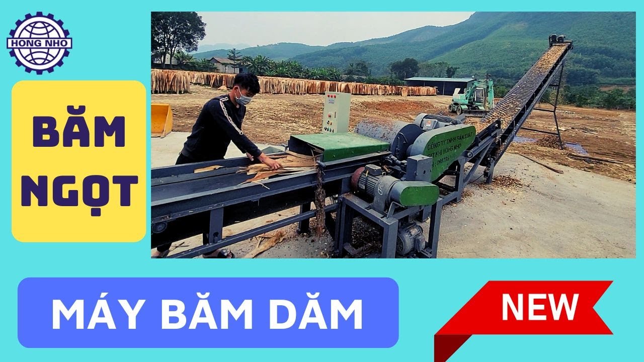 Máy Băm Dăm Rác Ván Bóc Ván Lạng Công Suất 5-7 Tấn/h/ Cơ Khí Hồng Nho ...
